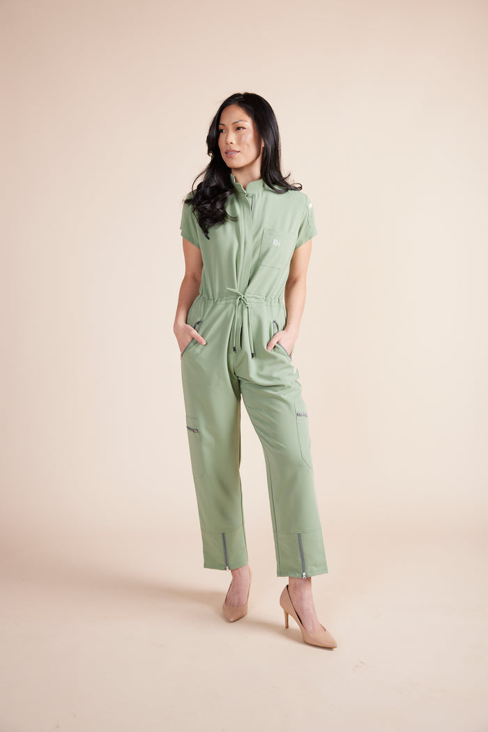 Ebony Scrub Jumpsuit